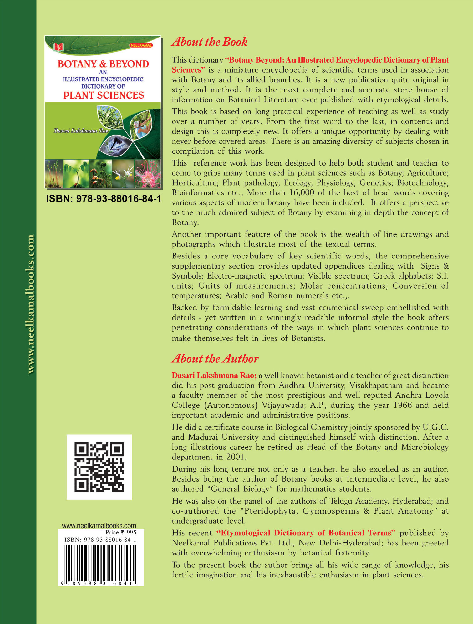 Botany & Beyond An Illustrated Encyclopedic Dictionary of Plant Science ...